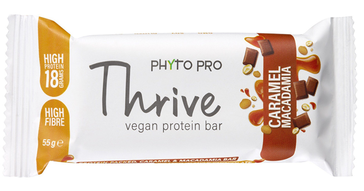 Buy Phyto Pro Thrive Vegan Protein Bar - Caramel Macadamia Online ...