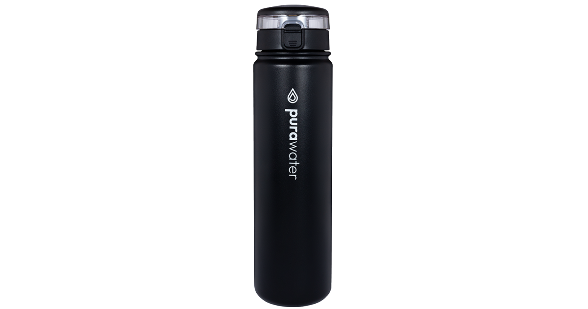 Buy Pura Water - Water Filtering Bottle - Max - Stainless Steel - 680ml ...