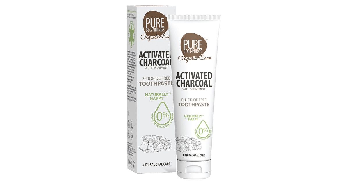 Buy Pure Beginnings Activated Charcoal Toothpaste - Spearmint Online ...
