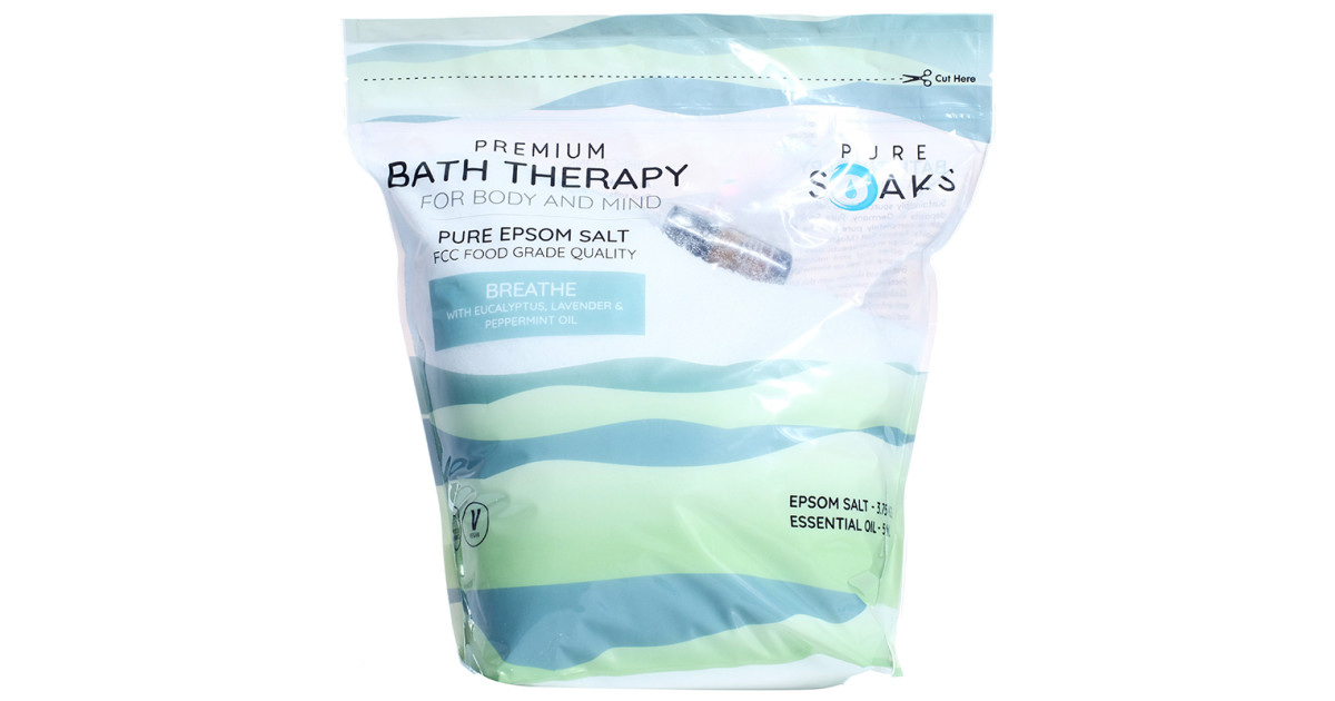 Buy Pure Soaks Bath Therapy Salts - Breathe 3.75kg Online | Faithful to ...