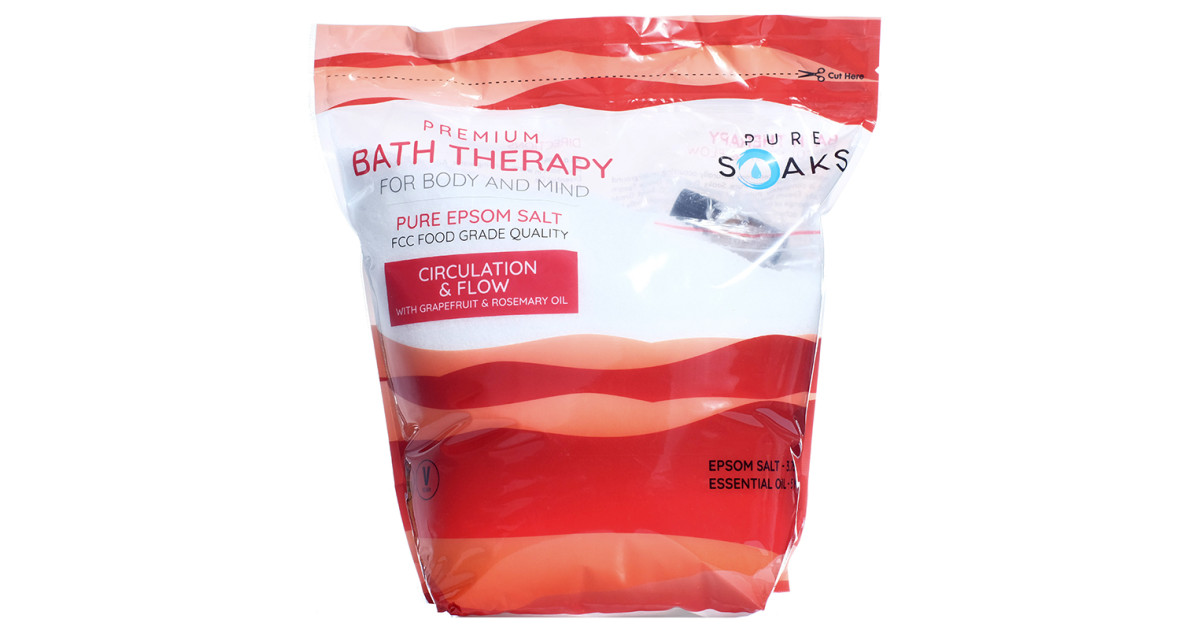 Buy Pure Soaks Bath Therapy Salts - Circulation & Flow 3.75kg Online ...