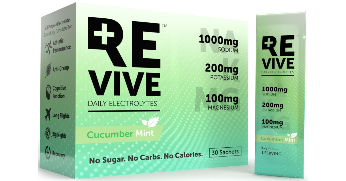 Buy REVIVE Daily Electrolytes - Cucumber Mint Online | Faithful to Nature