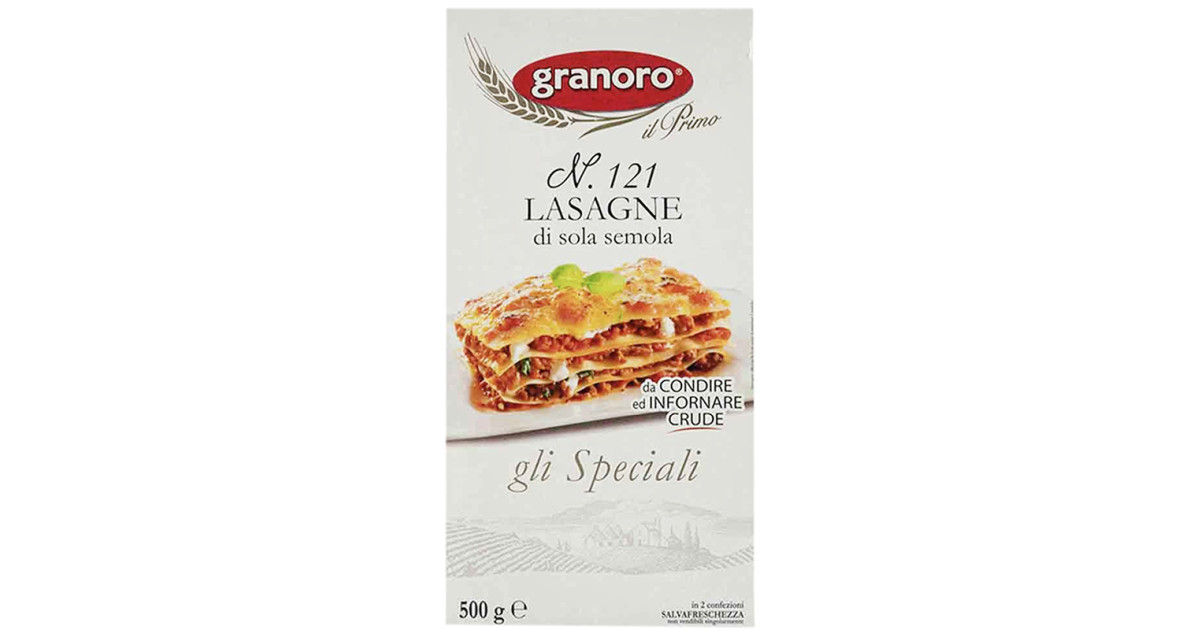Buy Granoro Lasagna - Egg Free Online | Faithful to Nature