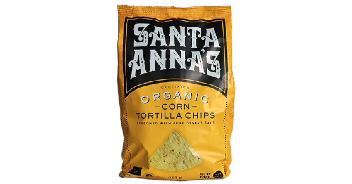 Buy Santa Anna's Organic Corn Chips, 250g Online | Faithful to Nature