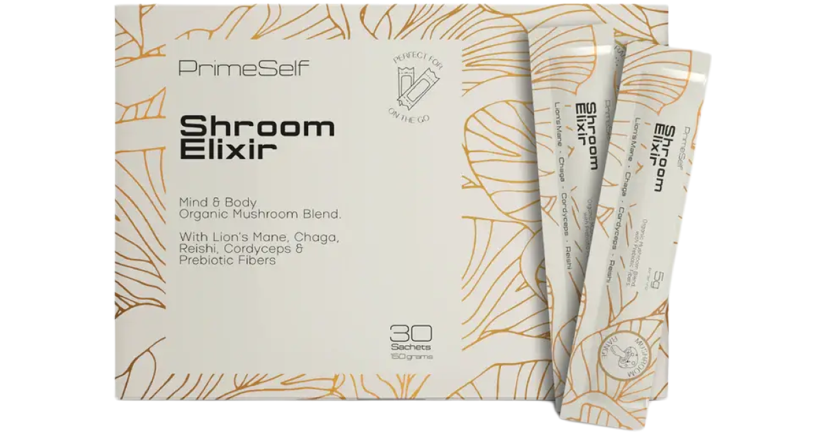 Buy PrimeSelf Shroom Elixir Sachets 30s Online | Faithful to Nature