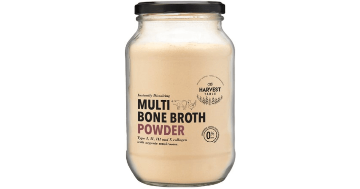 Buy The Harvest Table Multi Bone Broth Powder 350g Online | Faithful to ...