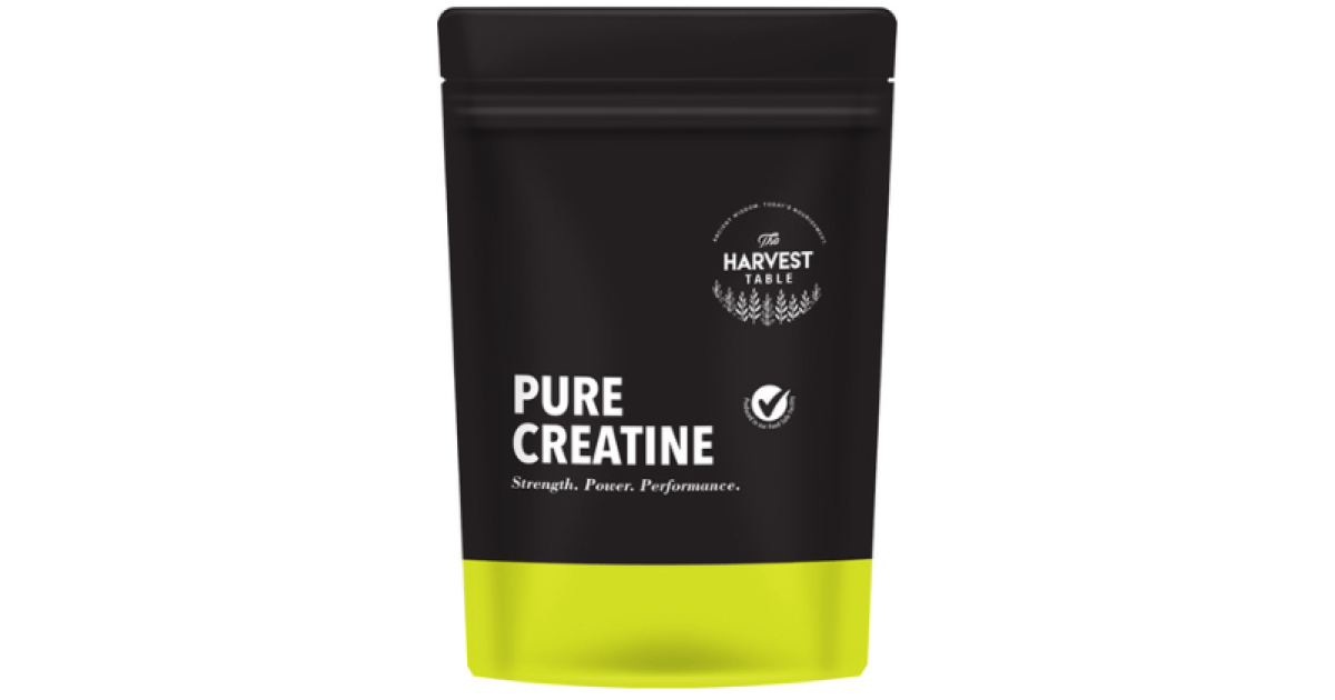 Buy The Harvest Table Pure Creatine Monohydrate Pouch Online | Faithful ...