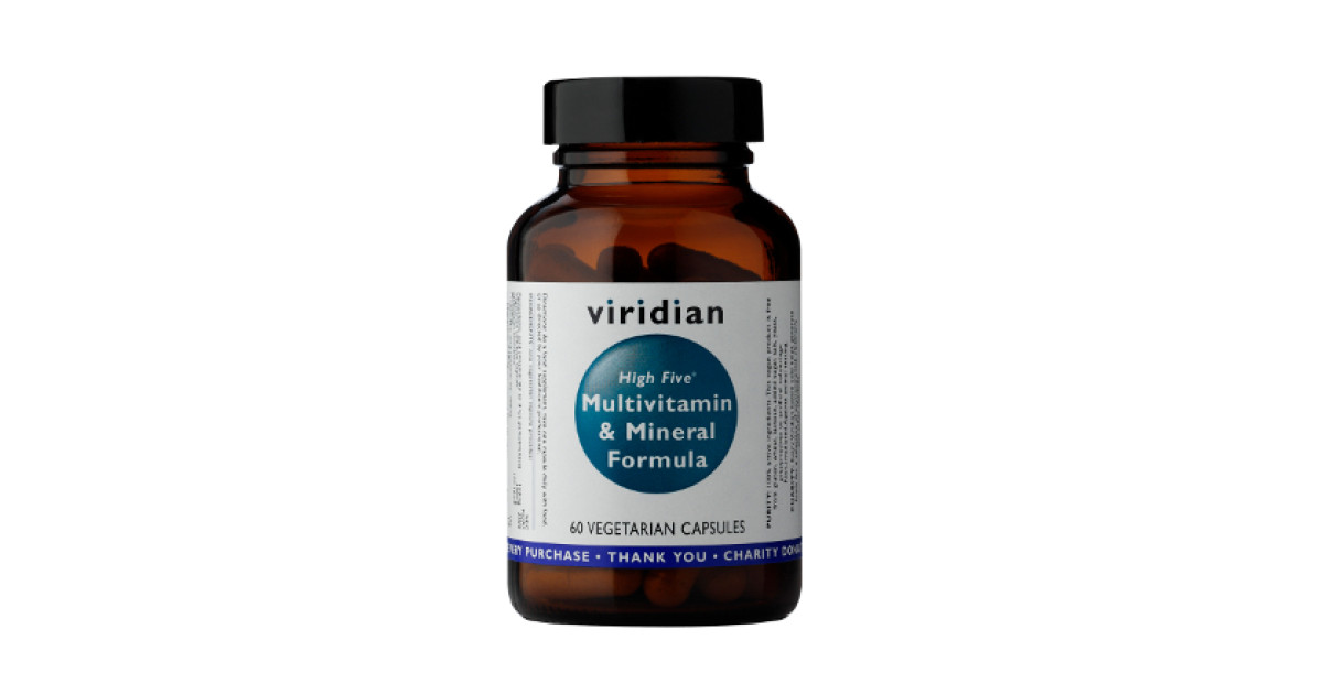 Buy Viridian High Five Multivitamin & Mineral Formula, 60 Capsules ...