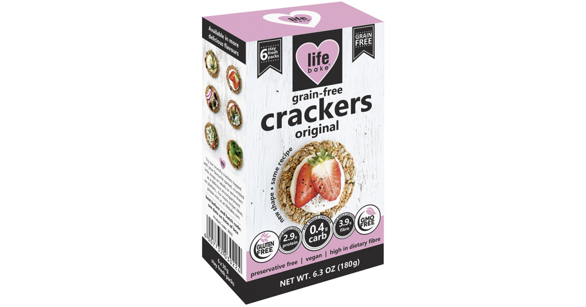 Buy Life Bake - Grain-Free Crackers Original Online | Faithful to Nature