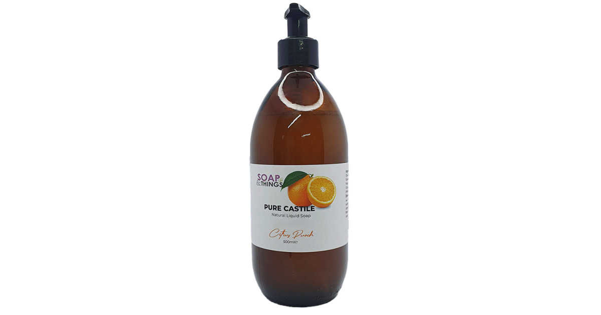Buy Soap n Things Pure Liquid Castile Soap Citrus Punch - 500ml Online ...