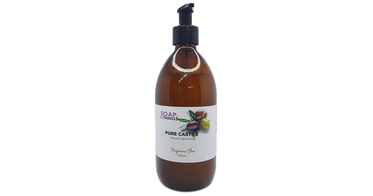 Buy Soap n Things Pure Liquid Castile Soap Fragrance Free - 500ml ...