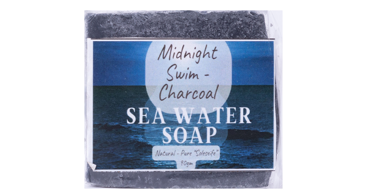 Buy Soleseife Midnight Swim Activated Charcoal Seawater Soap Online ...