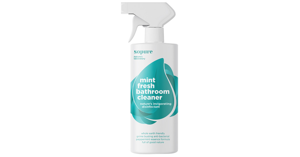 Buy SoPure Mint Fresh Bathroom Cleaner - 500ml Online | Faithful to Nature