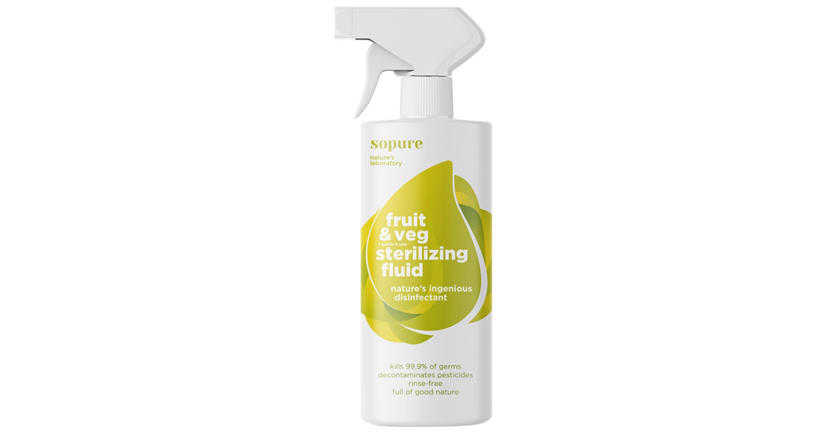 Buy SoPure Fruit & Veg Sterilizing Spray 500ml Online | Faithful to Nature