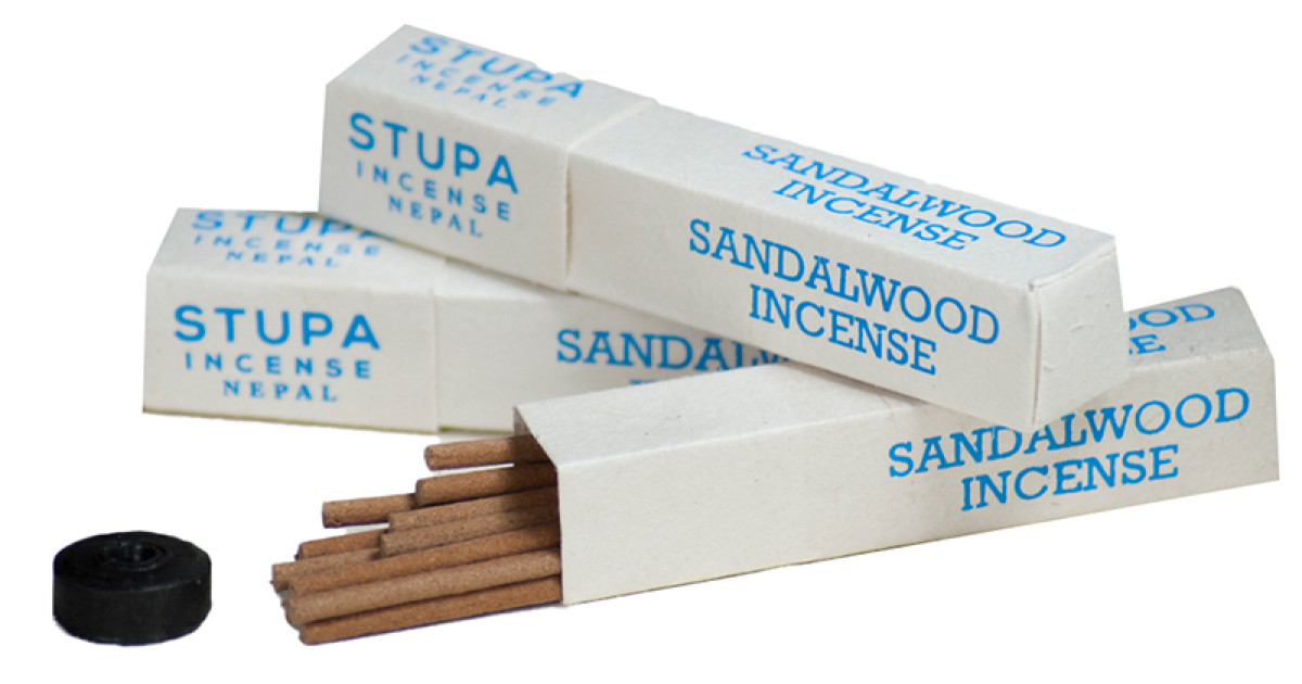 Buy Stupa Sandalwood Stick Incense Online | Faithful to Nature