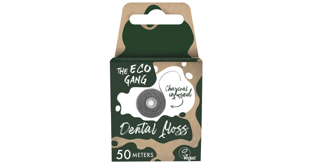 Buy The Eco Gang Dental Floss - Charcoal Infused Online | Faithful to ...