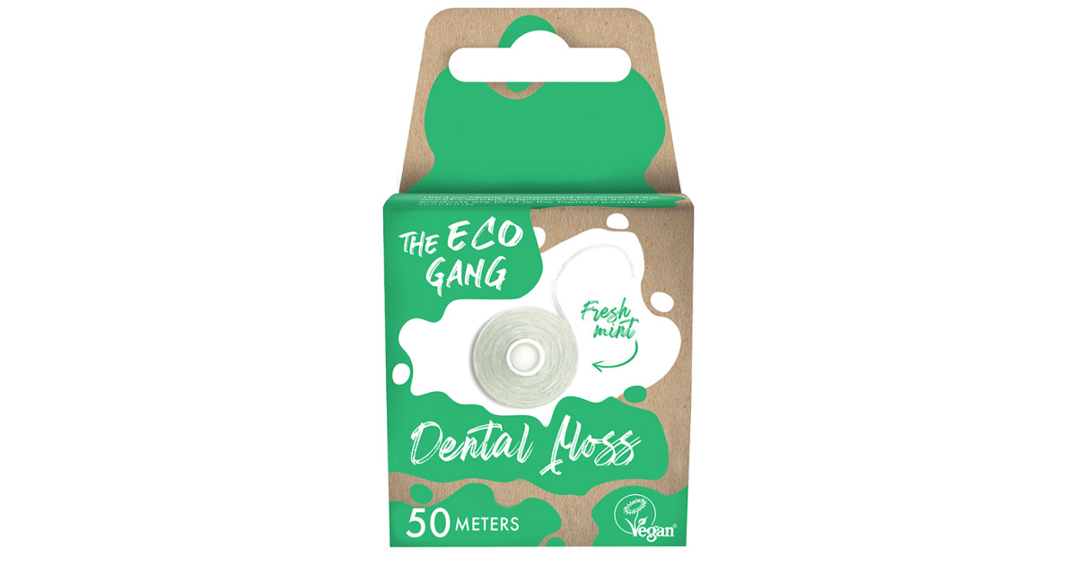 Buy The Eco Gang Dental Floss - Mint Infused Online | Faithful to Nature