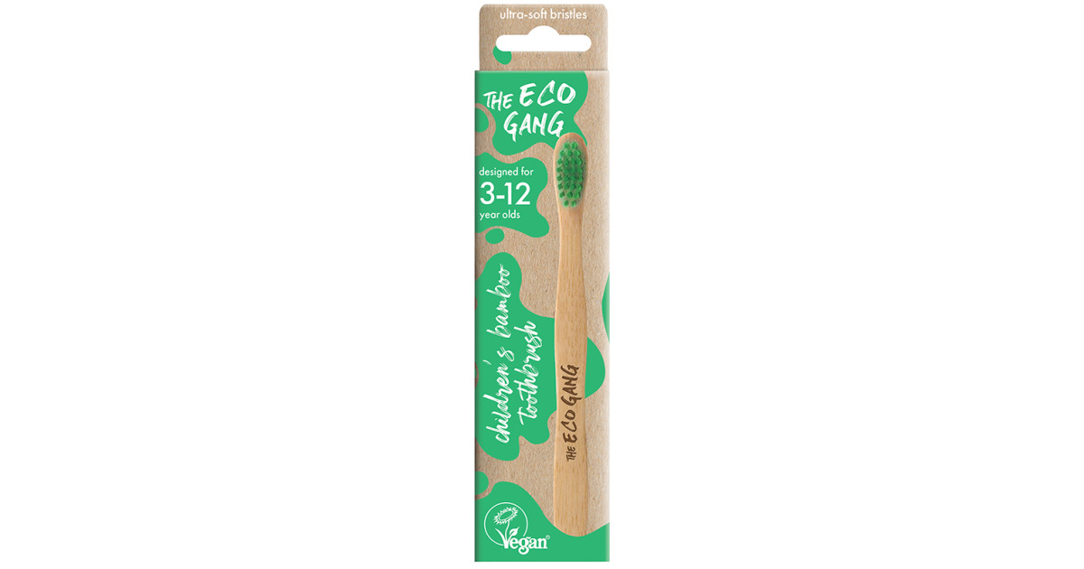 Buy The Eco Gang Kids Bamboo Toothbrush Online | Faithful to Nature