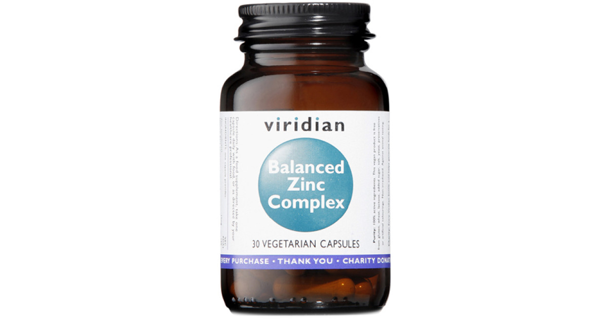 Buy Viridian Balanced Zinc Complex Online | Faithful to Nature