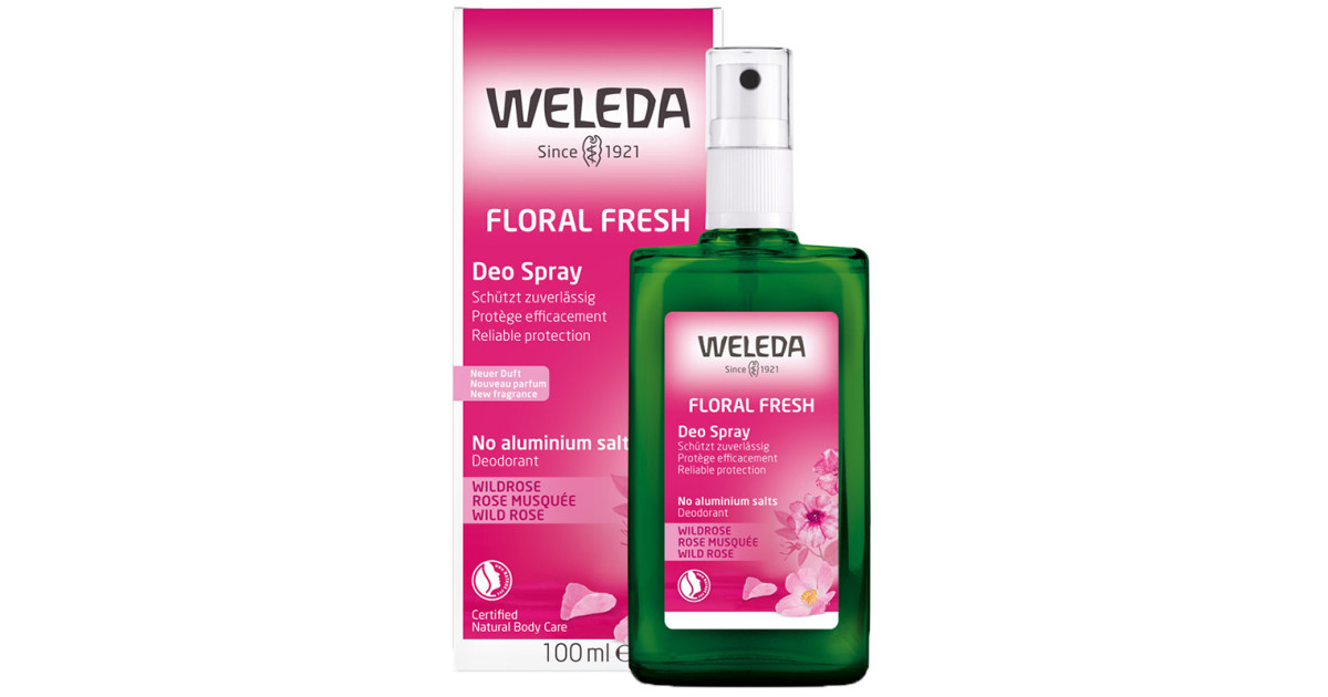 Buy Weleda Floral Fresh Deo Spray Wildrose Online | Faithful to Nature