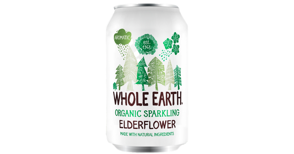 Buy Whole Earth Organic Sparkling Elderflower Online | Faithful to Nature