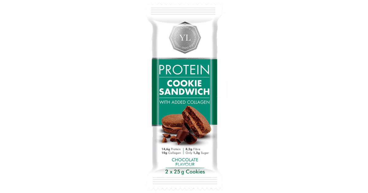 Buy Youthful Living Protein Chocolate Cookie Sandwich with added ...