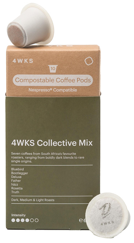 Buy 4WKS Compostable Coffee Pods - Collective Mix Online | Faithful to ...