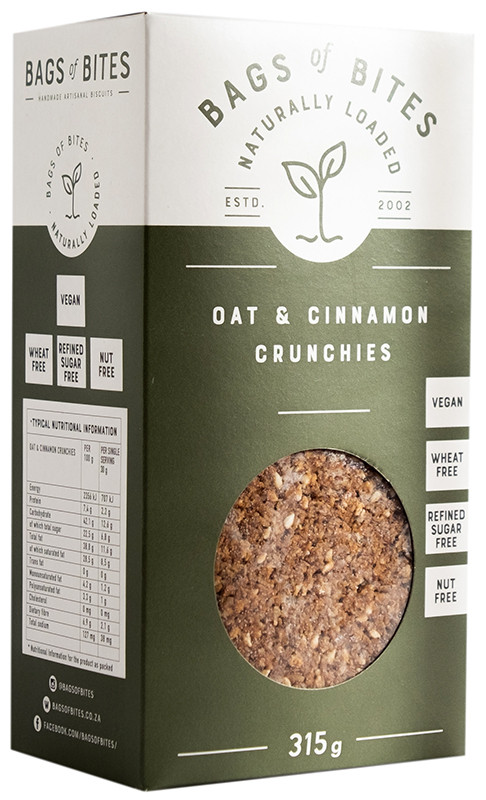 Buy Naturally Loaded Oat & Cinnamon Crunchies 315g Online | Faithful to ...