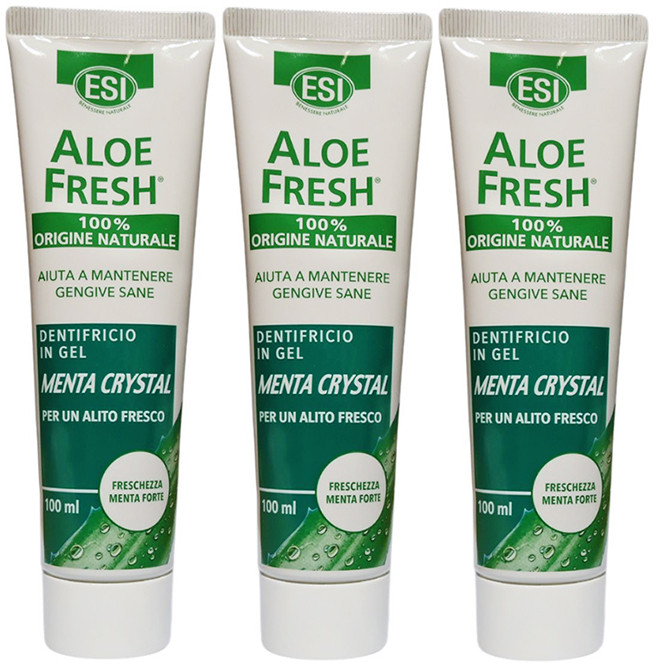 Buy ESI Aloe Fresh Toothpaste Crystal Mint x 3 Online | Faithful to Nature