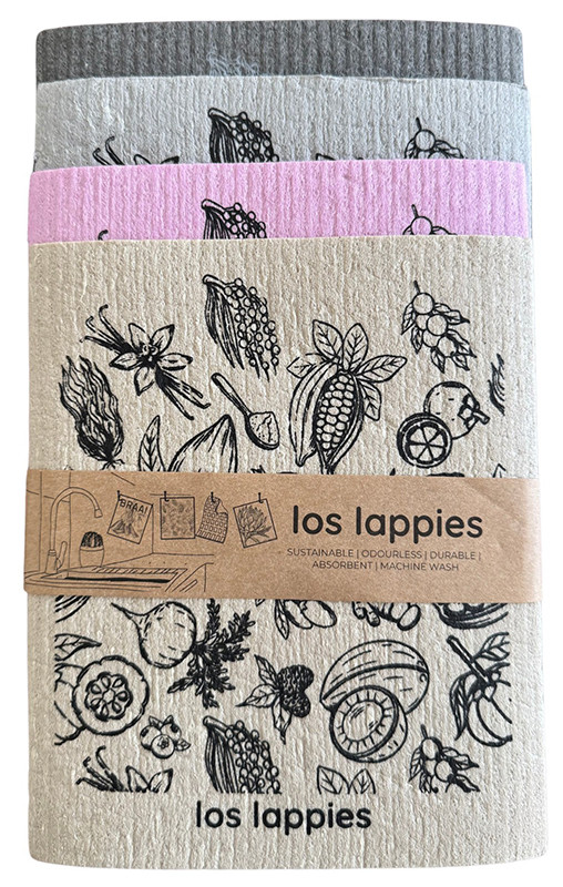 Buy Los Lappies Reusable Cellulose Cleaning Cloth - Fruity Online ...