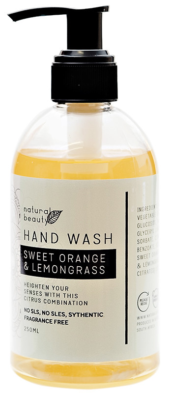 Buy Naturals Beauty Sweet Orange And Lemongrass Hand Wash Online Faithful To Nature