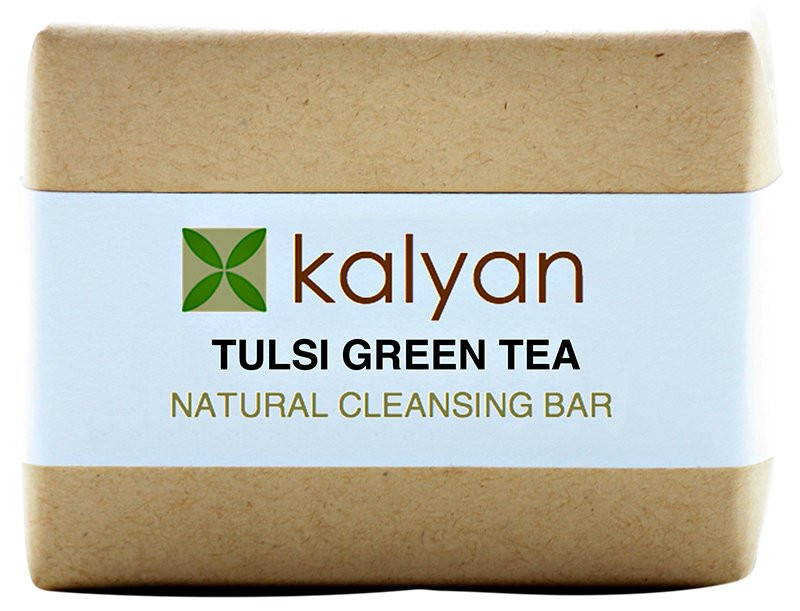Buy Kalyan Tulsi & Green Tea Natural Cleansing Bar Online | Faithful to ...