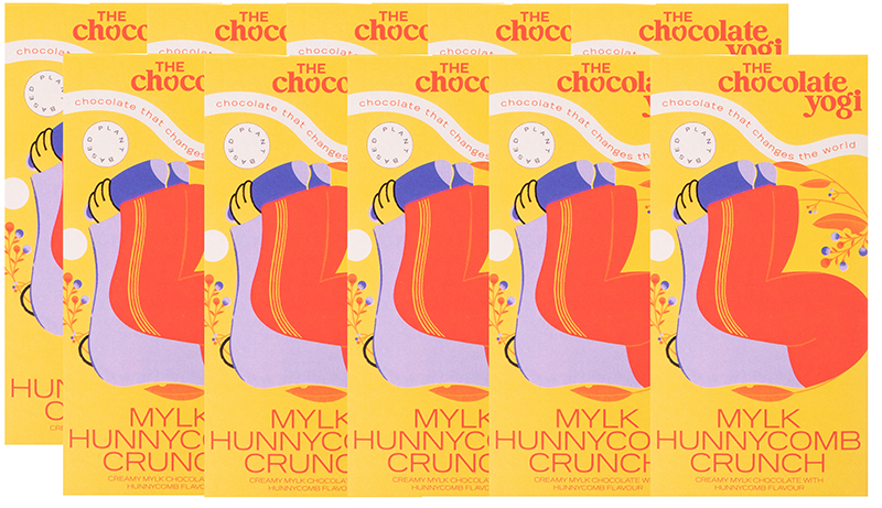 Buy The Chocolate Yogi Mylk Hunnycomb Crunch Chocolate x 10 Online ...