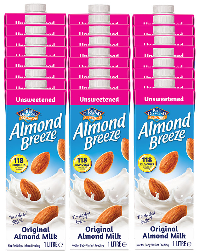 Buy Almond Breeze Unsweetened Almond Milk x 24 Online | Faithful to Nature
