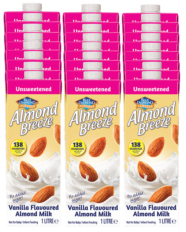 Buy Almond Breeze Unsweetened Vanilla Almond Milk x 24 Online ...