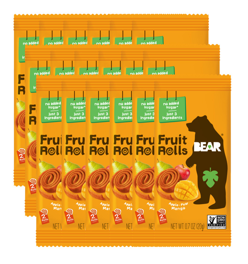 Buy Bear Fruit Rolls Mango x 18 Online | Faithful to Nature