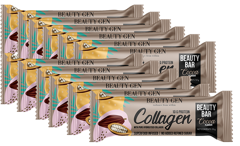 Buy Beauty Gen Collagen Bar Chocolate x 12 Online | Faithful to Nature