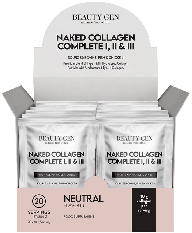 Buy Beauty Gen Naked Collagen Complete 20 Sachets Online | Faithful to ...