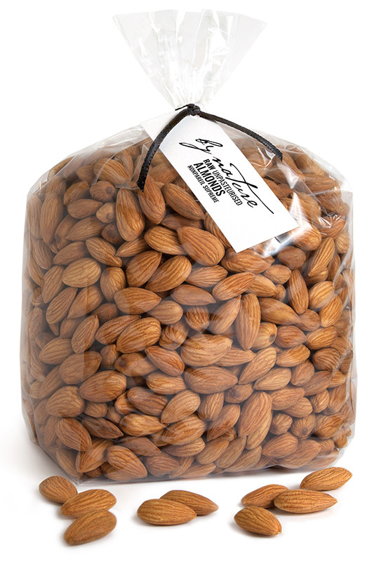 Buy By Nature Raw Unpasteurised Almonds, 1kg Online | Faithful to Nature