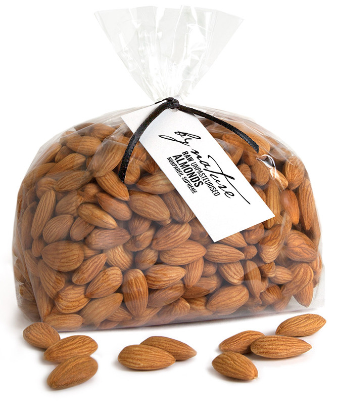 Buy By Nature Raw Unpasteurised Almonds, 500g Online | Faithful to Nature