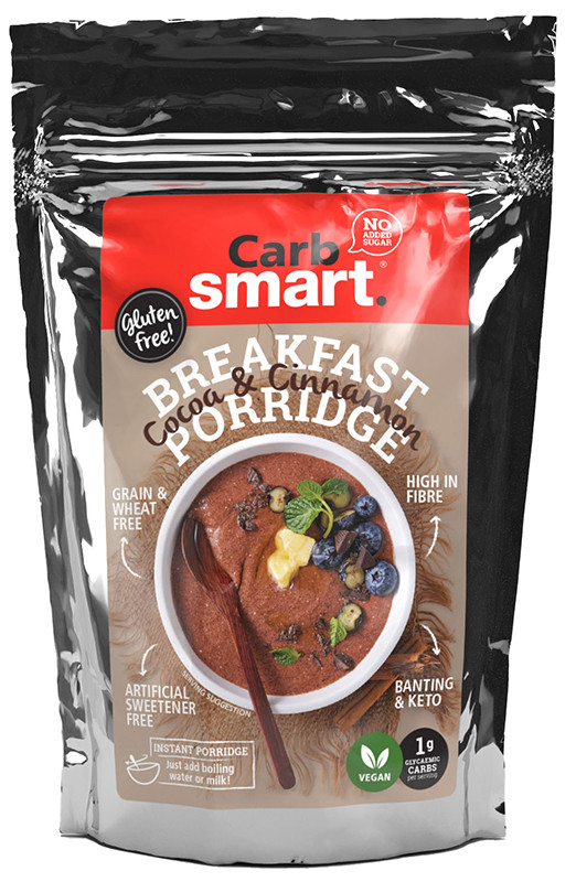 Buy CarbSmart Cocoa & Cinnamon Breakfast Porridge Online | Faithful to ...