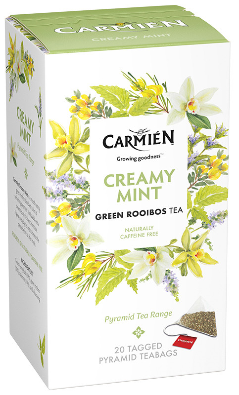Buy Carmien Green Rooibos Tea - Creamy Mint Online | Faithful to Nature