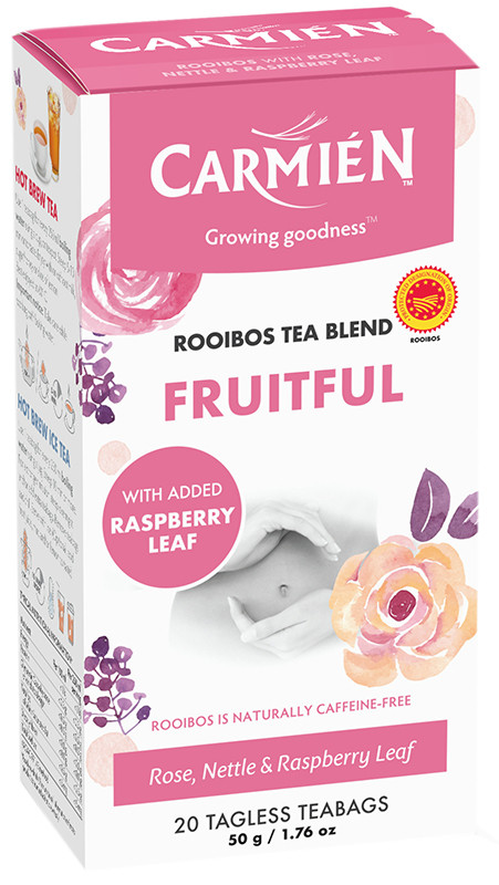 Buy Carmien Fruitful Tea - with Raspberry Leaf Online | Faithful to Nature