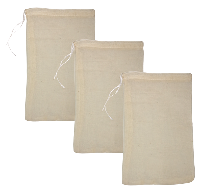 Buy Crafty Cultures Muslin bags (Small, For Tea, 10 x 15cm, Pack of 3 ...