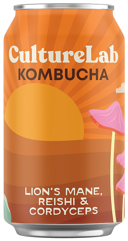 Buy CultureLab Lion's Mane, Reishi & Cordyceps Kombucha Online ...