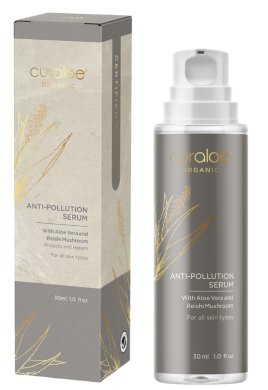 Buy Curaloe Organic Anti-Pollution Serum - 81% Aloe Vera & Reishi ...