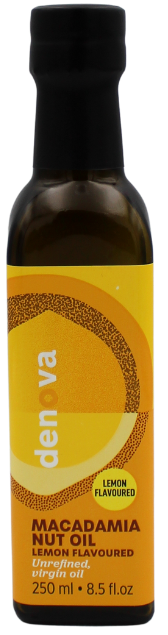 Buy Denova Macadamia Nut Oil Lemon Flavoured Online | Faithful to Nature