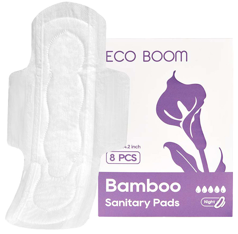 Buy Eco Boom Extra Long Night sanitary pads Online | Faithful to Nature