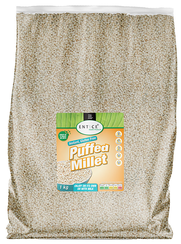 Buy Entice Puffed Millet 1kg Online | Faithful to Nature