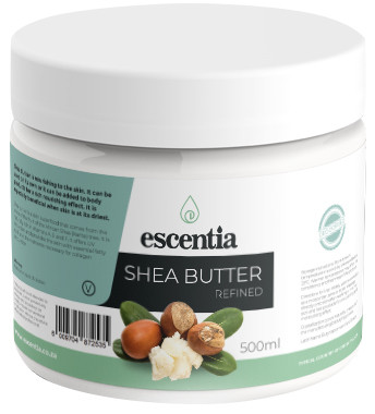 Buy Escentia Shea Butter - Refined 500ml Online | Faithful to Nature